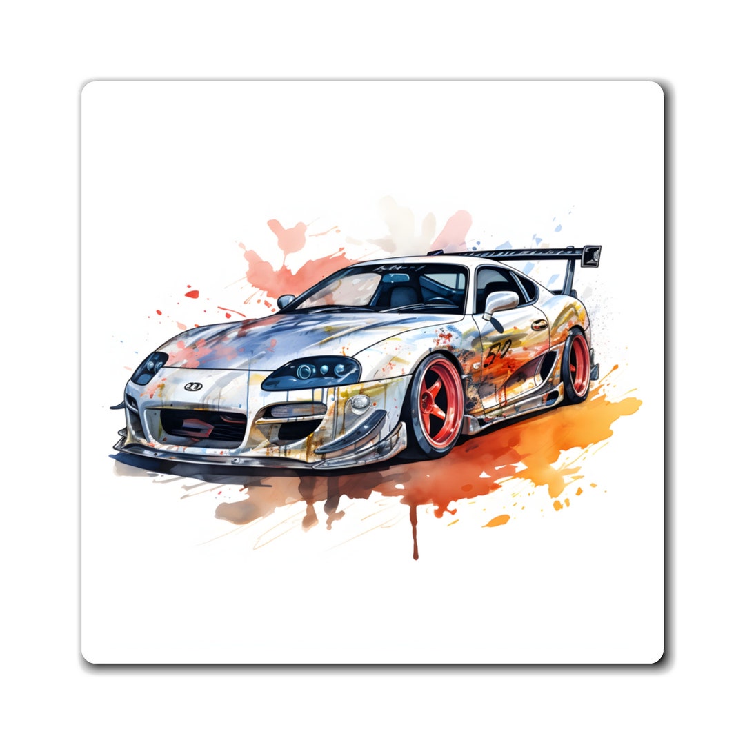 Supra Magnet | Toyota Supra Magnet - Etsy