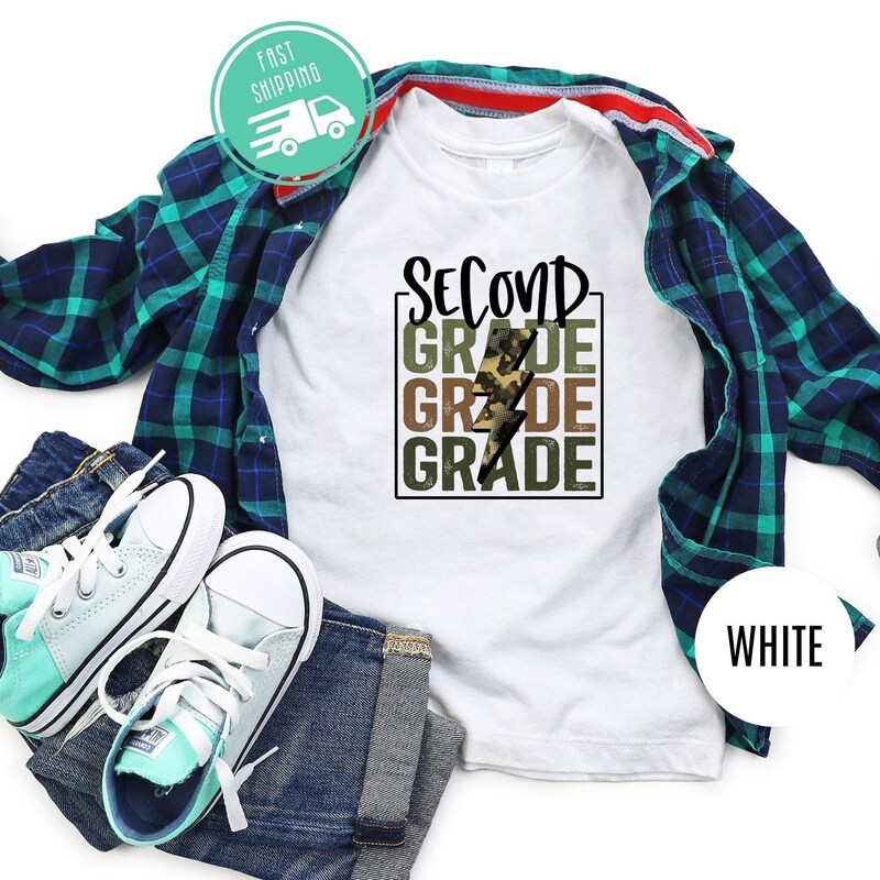 2nd Grade Shirt - Etsy