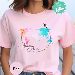 Traveler Shirt, Adventure Shirt, Travel Gift, Vacation Shirt, Travel ...
