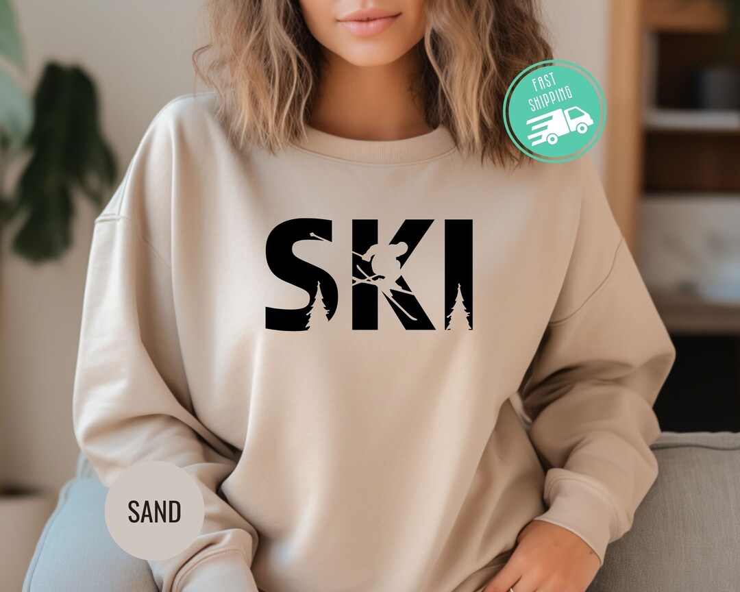 Ski Sweatshirt, Winter Sports Unisex Shirt - Etsy