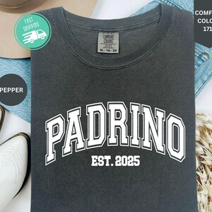 Comfort Colors® Custom Padrino Shirt, Padrino Tee, Personalized ...