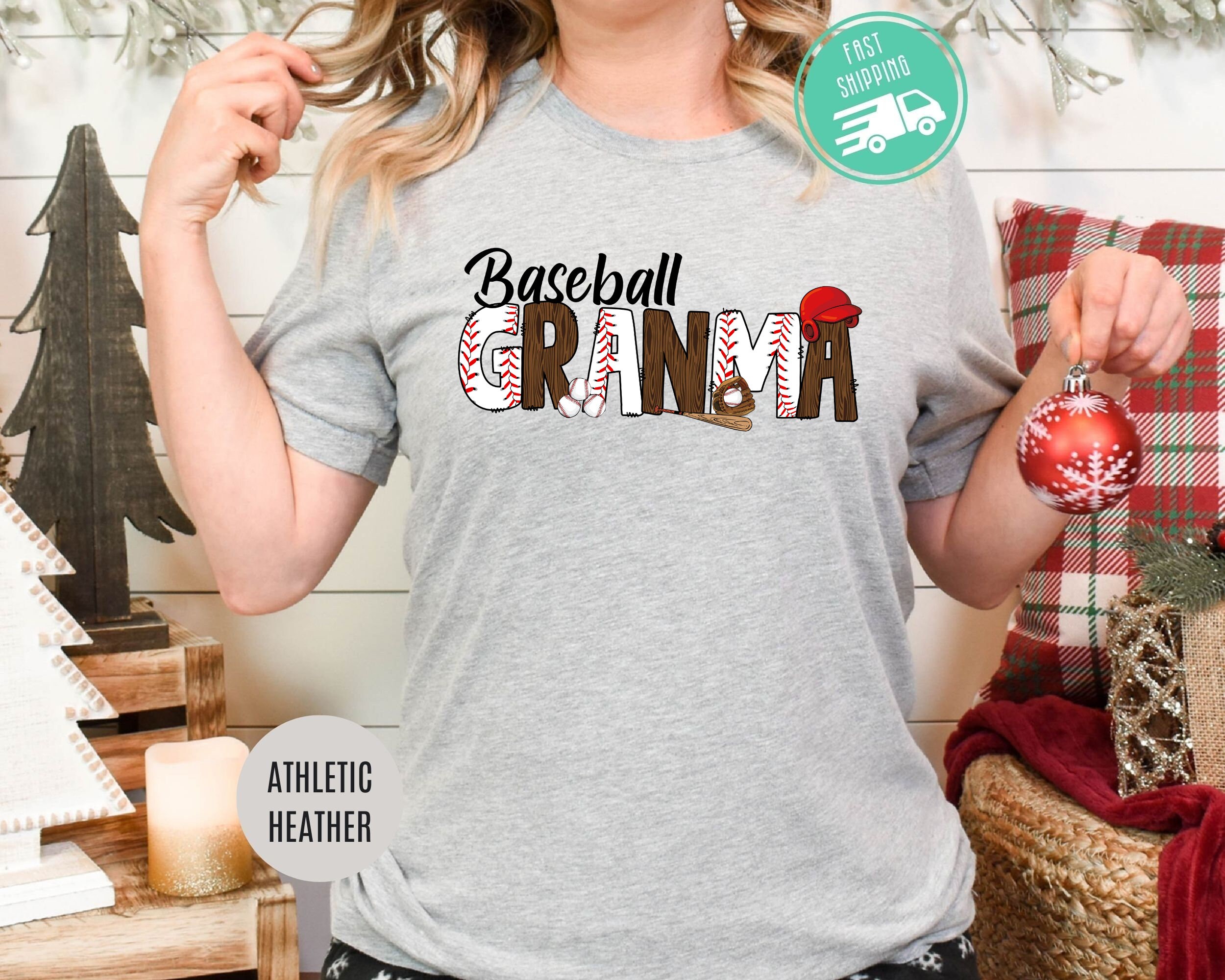 Baseball Grandma Shirt ,baseball Grandma Shirt, Cute Baseball Grandma ...