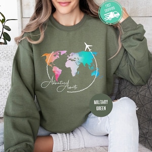 Traveler Shirt, Adventure Shirt, Travel Gift, Vacation Shirt, Travel ...