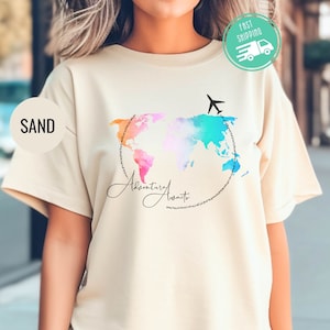 Traveler Shirt, Adventure Shirt, Travel Gift, Vacation Shirt, Travel ...