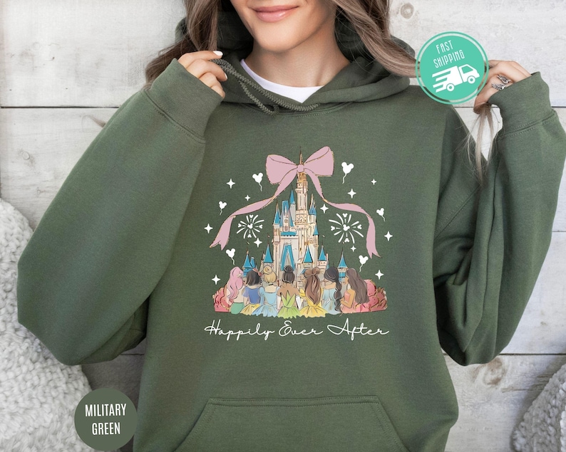 Happily Ever After Sweatshirt, Princess Castle Sweat for Girls Trip ...