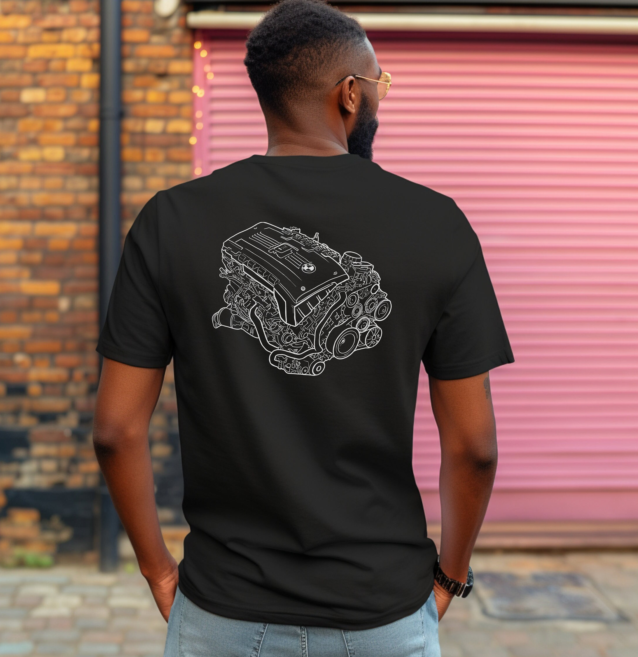 Bmw N54 T-shirt, BMW T-shirt, N54 Engine Shirt, Mpower BMW Auto Fan ...