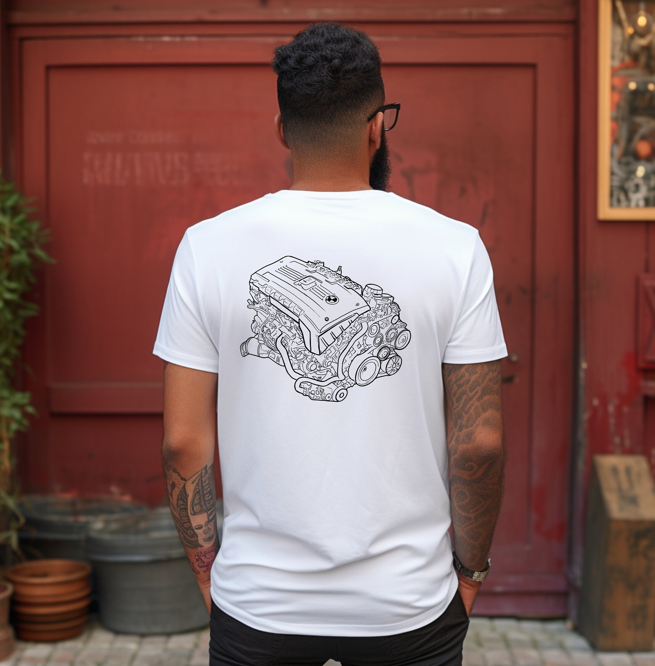 Bmw N54 T-shirt, BMW T-shirt, N54 Engine Shirt, Mpower BMW Auto Fan ...