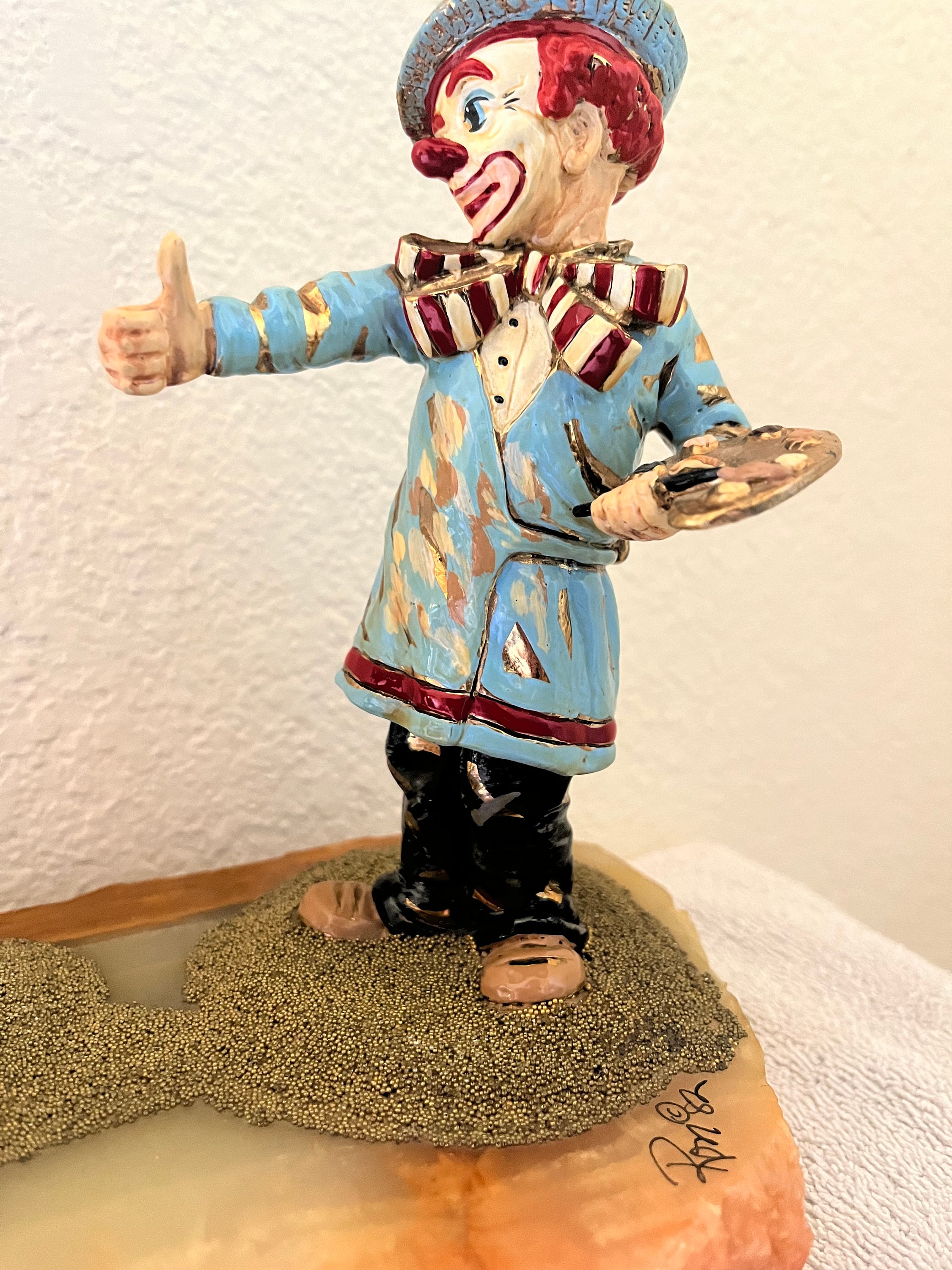 Ron Lee Clown painter Thumbs Up RARE and in Mint Condition - Etsy
