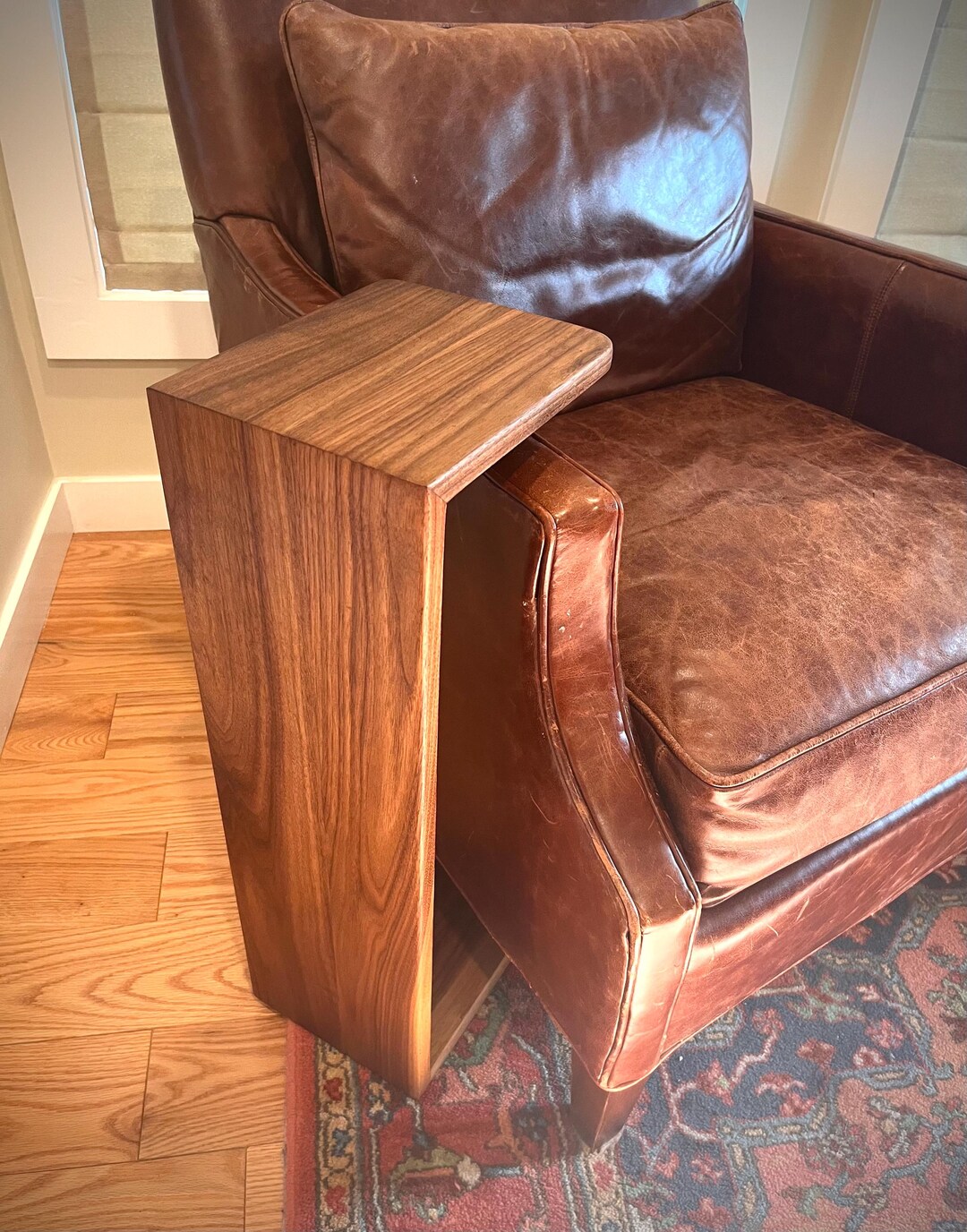 Modern Side Table, Sofa Table, End Table, Space Saving, Mid Century ...