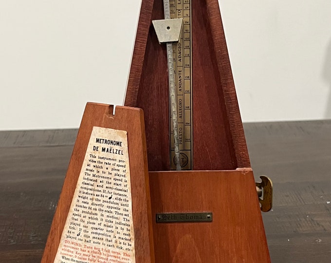 Vintage Pocket Metronome, Cadencia Palmer, Comes With Box, Vintage ...