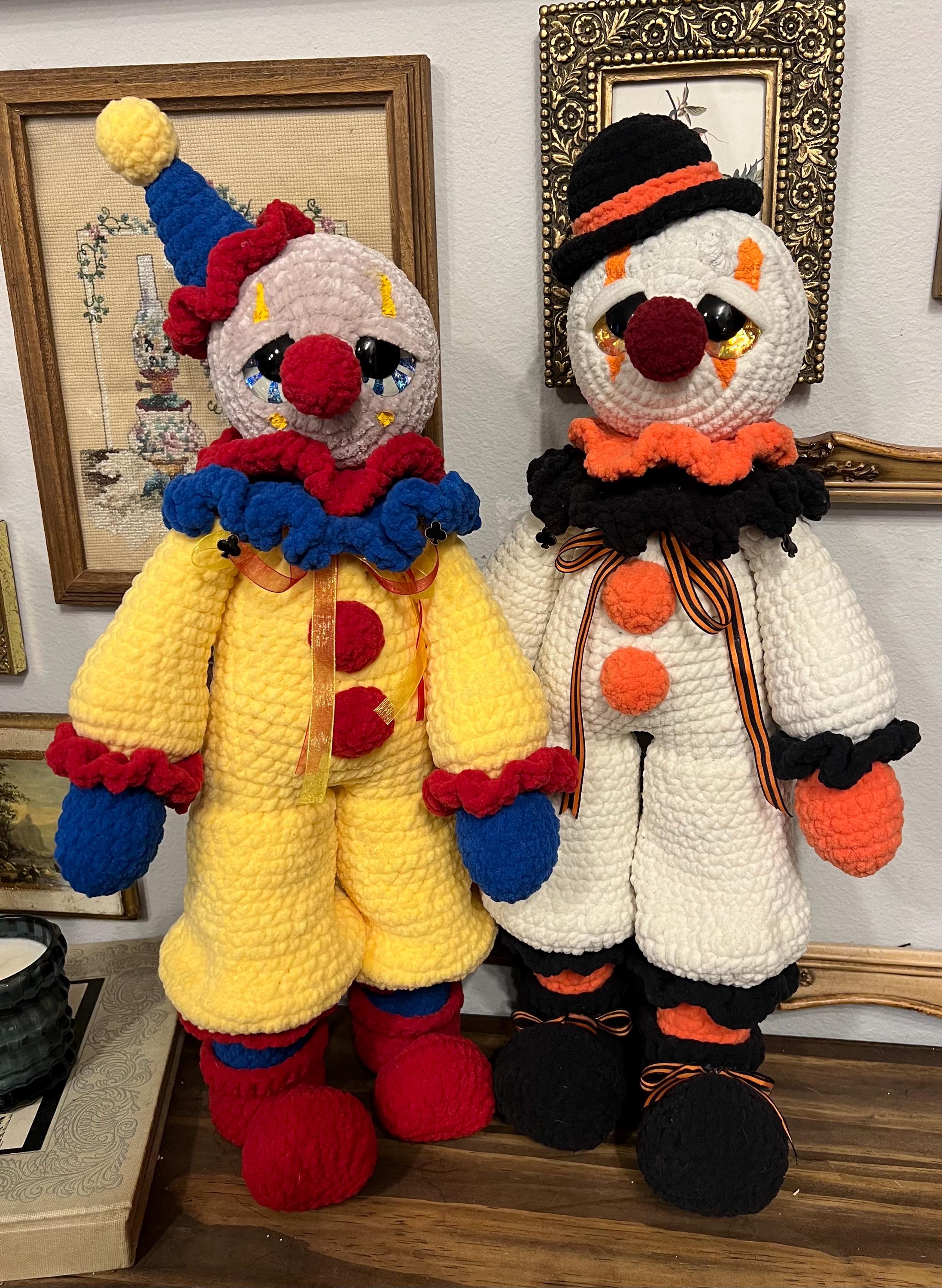 Clubs the Clown - Crochet Amigurumi/plushy *PATTERN* - Etsy