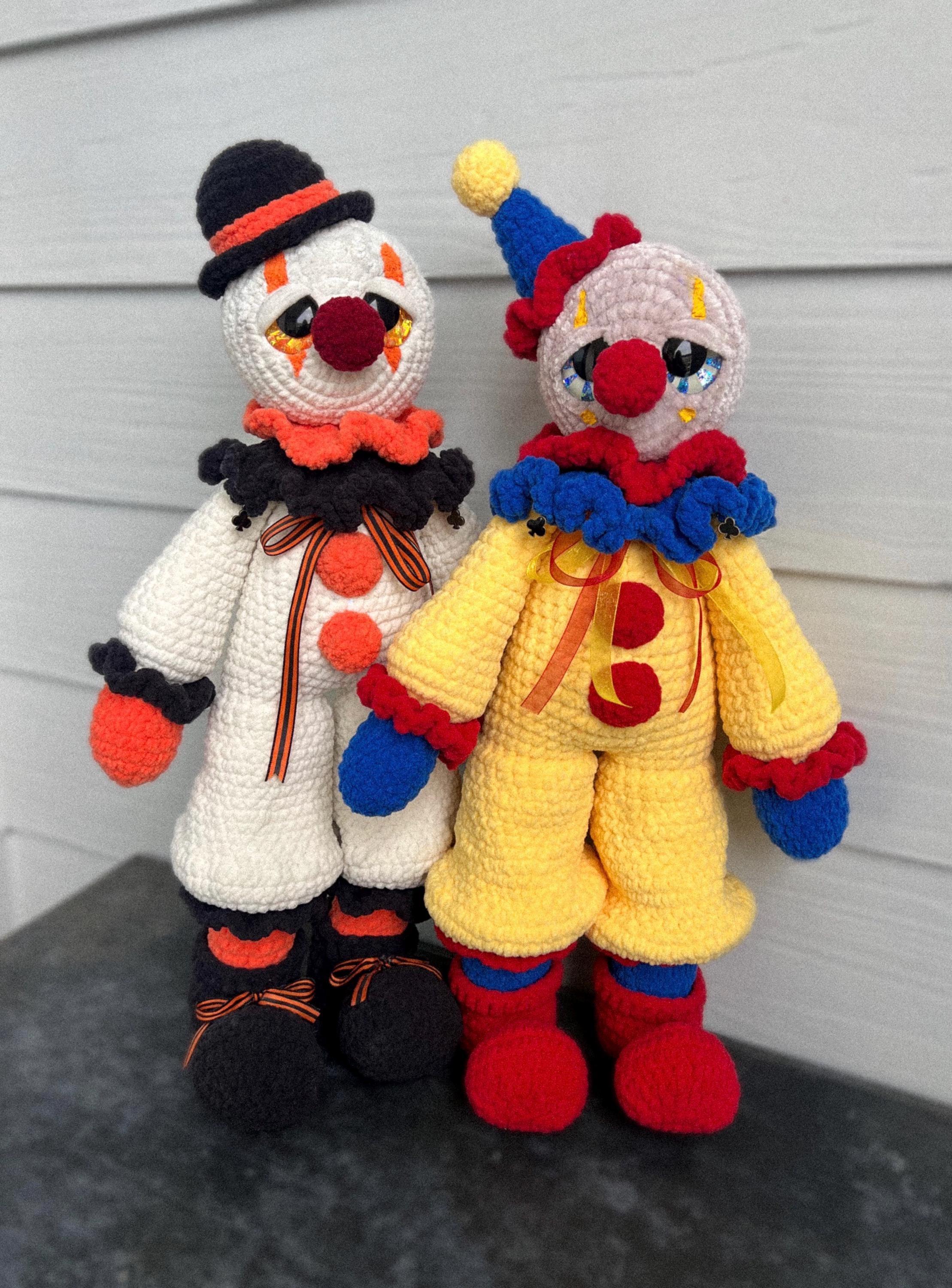 Clubs the Clown - Crochet Amigurumi/plushy *PATTERN* - Etsy