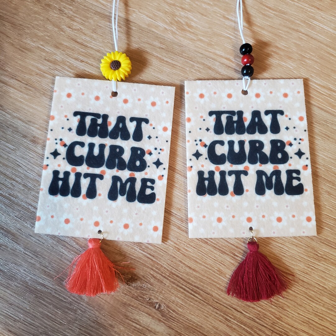 That Car Hit Me- Retro Eco Friendly Car Airfreshener- Made to Order ...