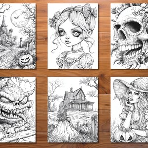 30 Freaky Friday Coloring Page Book - Adults + Kids - Instant Download ...