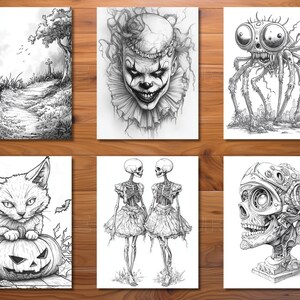 30 Freaky Friday Coloring Page Book - Adults + Kids - Instant Download ...