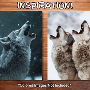 30 Midnight Howl Coloring Page Book - Adults + Kids - Instant Download ...