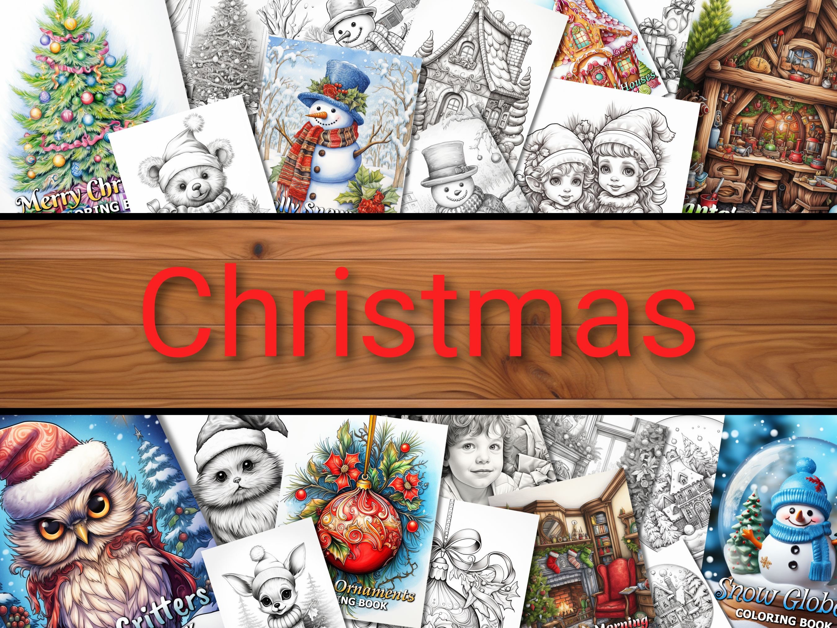 Whole Shop Coloring Page Book Bundle Adults Kids Instant Download ...