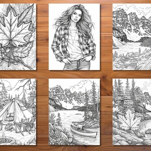 30 Canada Day Coloring Page Book - Adults + Kids - Instant Download ...