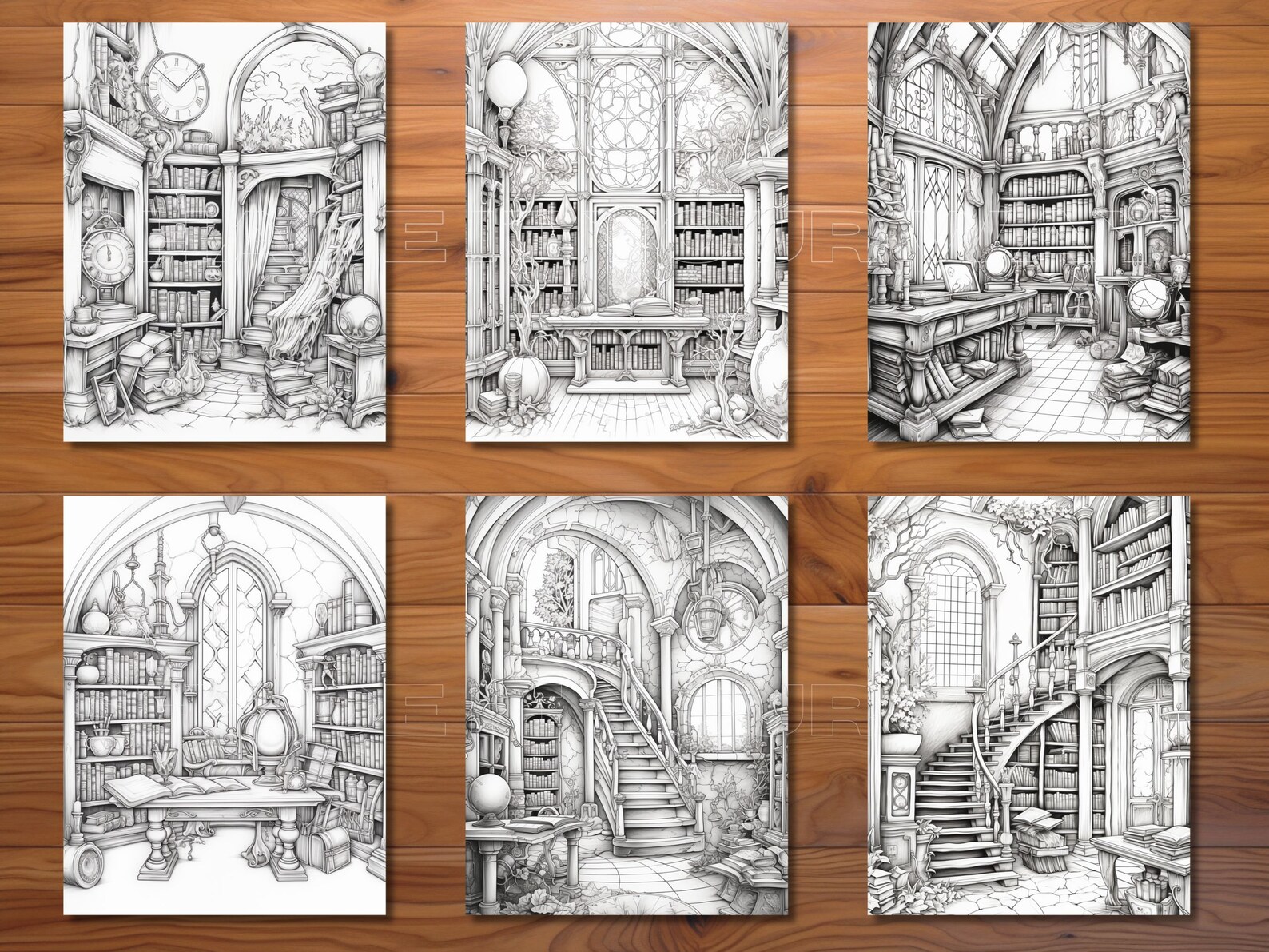 30 Lost Archives Coloring Page Book - Adults + Kids - Instant Download ...