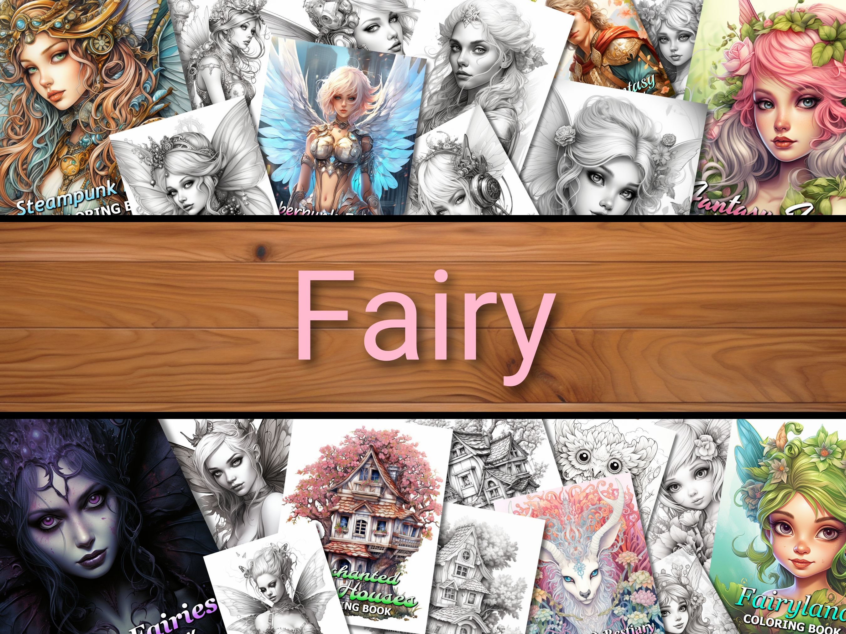 Whole Shop Coloring Page Book Bundle - Adults + Kids - Instant Download ...