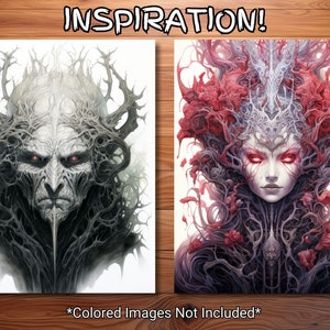 30 the Dark Arts Coloring Page Book - Adults + Kids - Instant Download ...