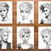 30 Edgy Hairstyles Coloring Page Book Adults Kids - Etsy