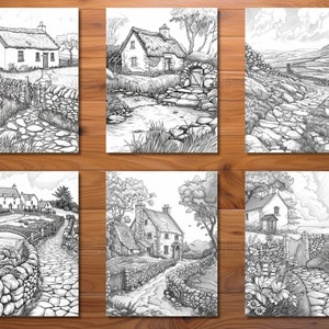 30 Ireland Coloring Page Book - Adults + Kids - Instant Download ...