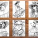 30 Spring Fashion Coloring Page Book - Adults + Kids - Instant Download ...