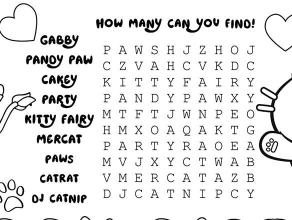 Gabby's Dollhouse Coloring Sheet, Gabby Activity Sheet, Printable Gabby ...