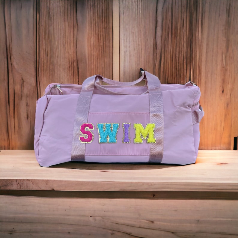 Personalized Duffle Bag With Varsity Letters Size 2.55', Personalized ...