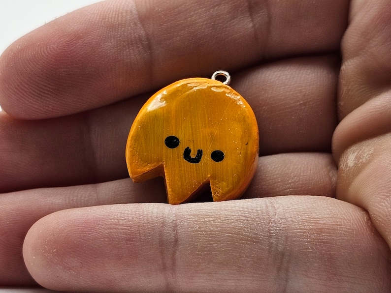 Retro Themed Set of Charms. Kawaii Pac Man Inspired. Cute - Etsy