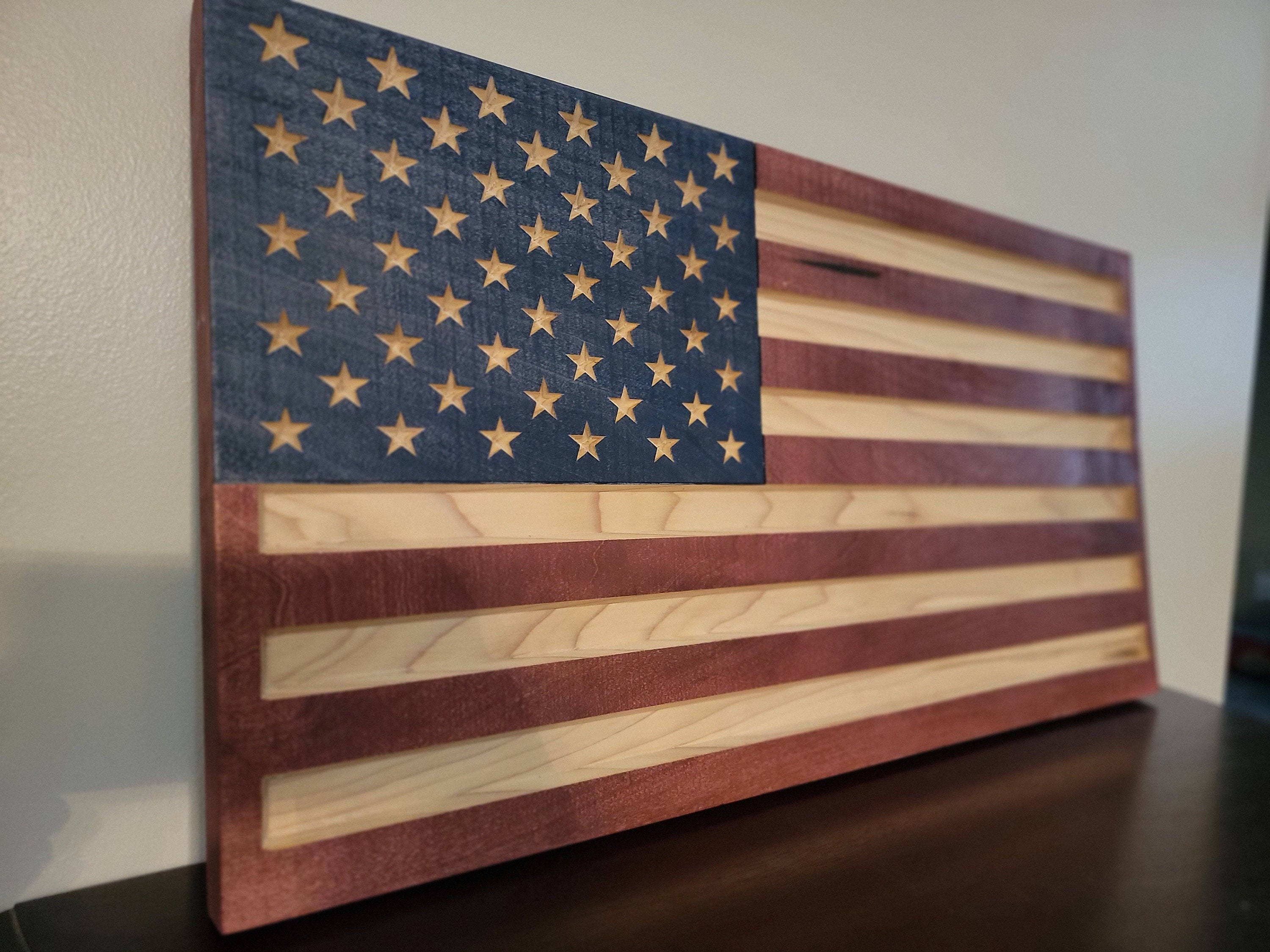 Wood American Flag - Etsy