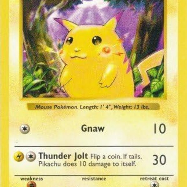 Pikachu 1st Edition - Etsy