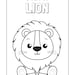 Baby Animal Coloring Pages With Names, Learning Animals, Coloring Pages ...