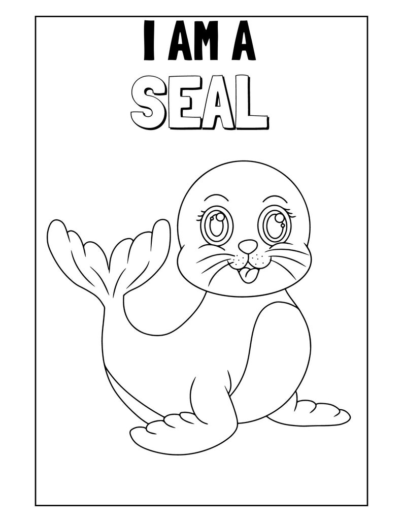 Baby Animal Coloring Pages With Names, Learning Animals, Coloring Pages ...