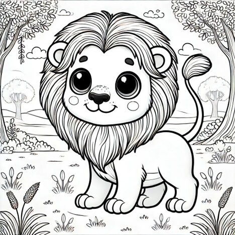 Cute Baby Animals Coloring Pages Templates, Coloring Pages for Kids ...
