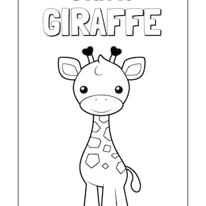 Baby Animal Coloring Pages With Names, Learning Animals, Coloring Pages ...