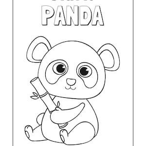 Baby Animal Coloring Pages With Names, Learning Animals, Coloring Pages ...