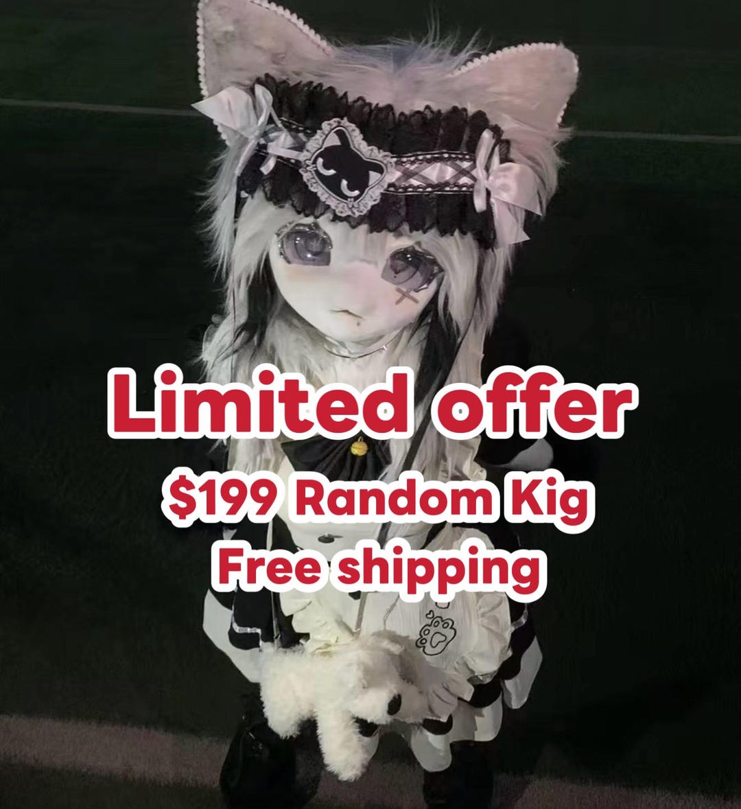 Random Fursuit Head, Kigurumi KIG Cosplay - Etsy