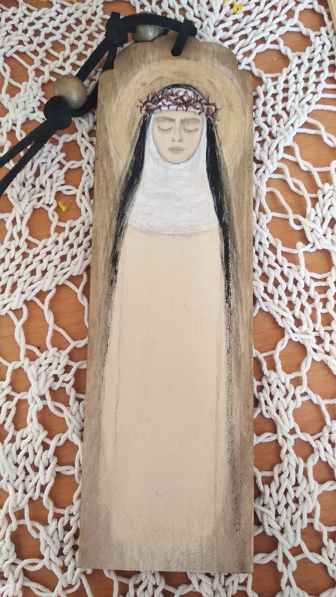 Bookmark for Saint Catherine of Siena, Sacred Art, Patron Saint, Custom ...