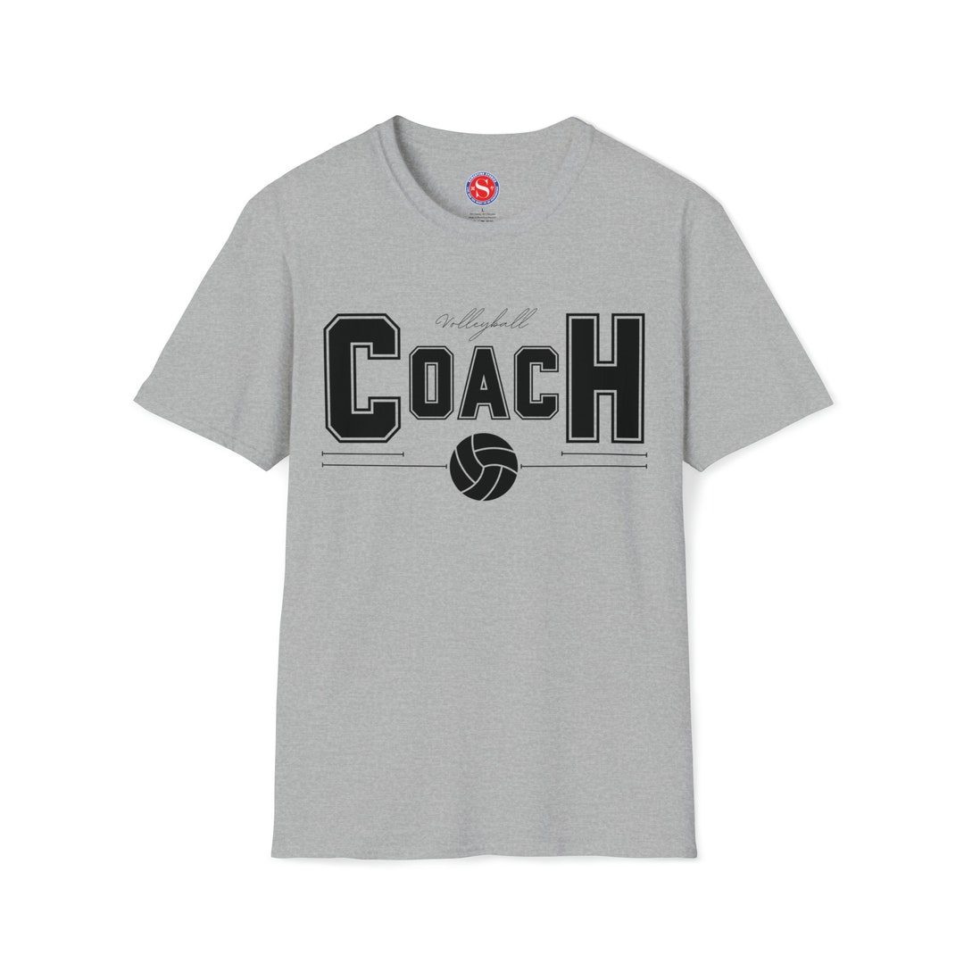 Volleyball Coach T-shirt - Etsy