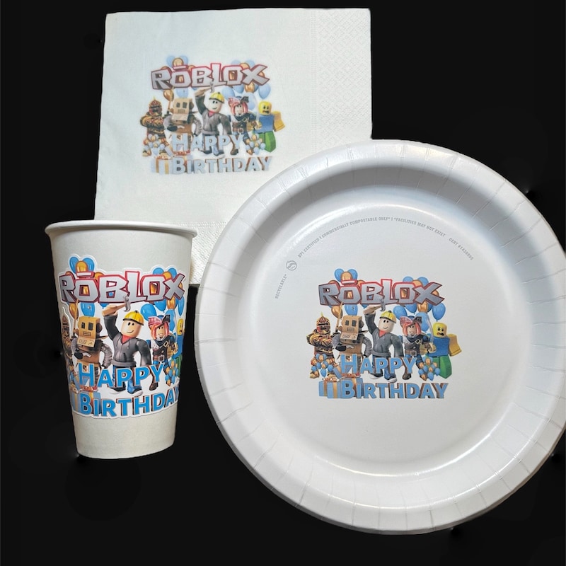 Roblox Theme Party Supplies - Etsy