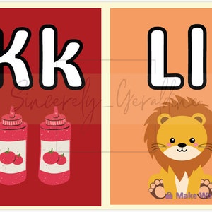 Alphabet Flashcards for Toddlers Engaging Learning Activities - Etsy