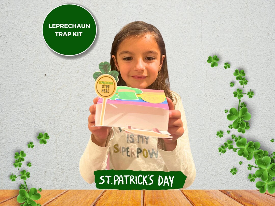 Leprechaun Trap Kit, Printable, Classroom Activities, Letter & Craft ...