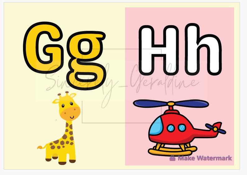 Alphabet Flashcards for Toddlers Engaging Learning Activities - Etsy