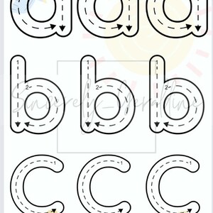 Fun and Educational Tracing Sheets for Toddlers capital & Lowercase ...