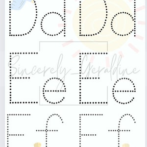 Fun and Educational Tracing Sheets for Toddlers capital & Lowercase ...