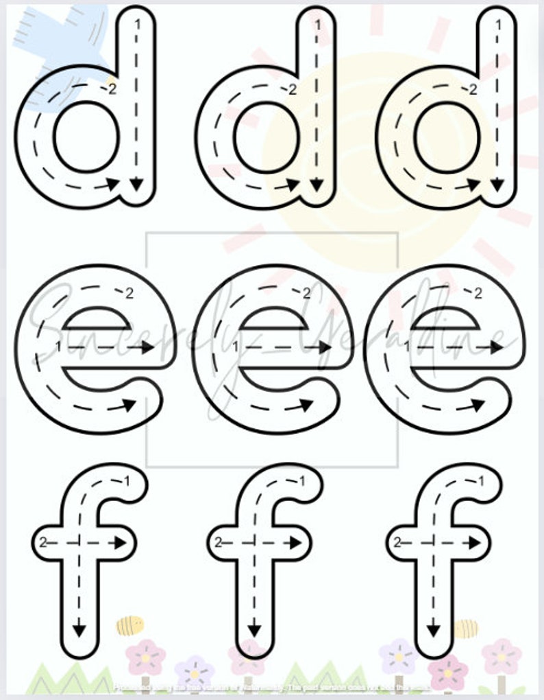 Fun and Educational Tracing Sheets for Toddlers capital & Lowercase ...