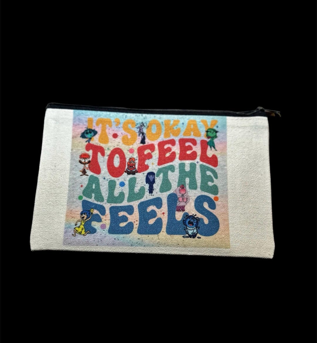 Inside Out 2 Canvas Pouch - Etsy