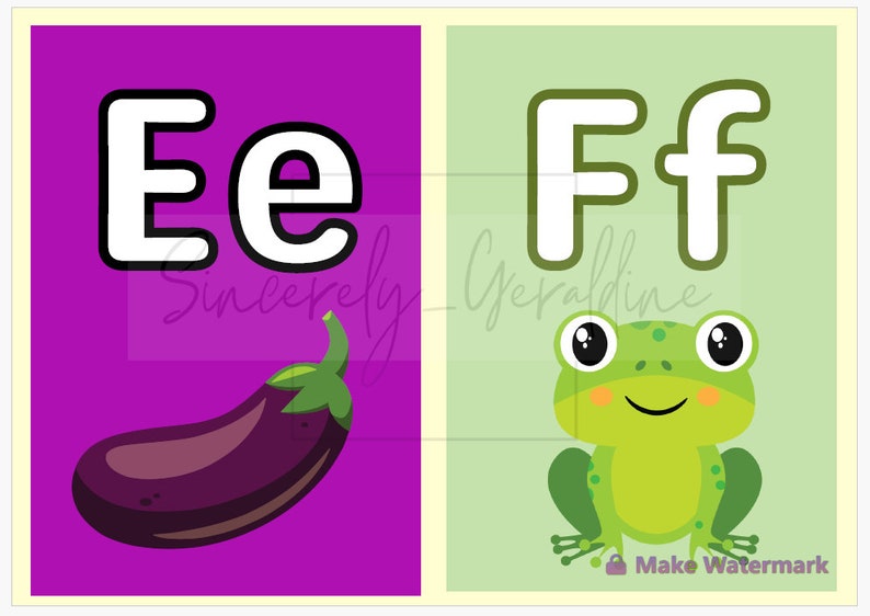 Alphabet Flashcards for Toddlers Engaging Learning Activities - Etsy